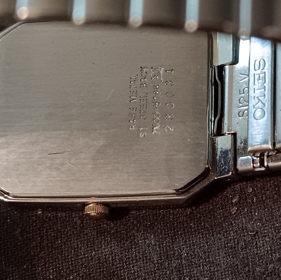 Seiko | Accessories | New Without Tags Seikoflex Tank Watchtwo Tone ...